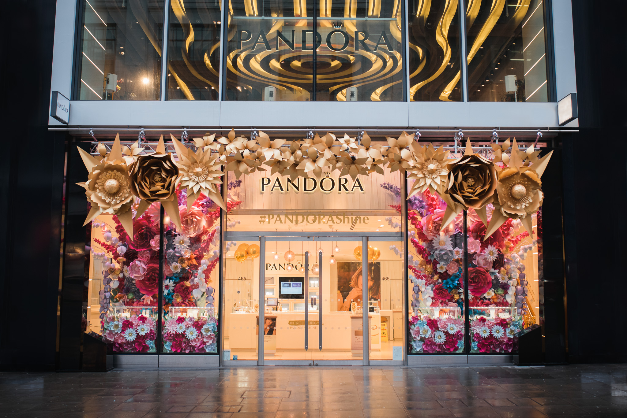 Pandora Shine | Marble Arch Store Window | Fashion | One Represents